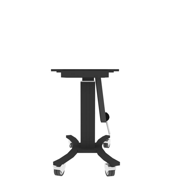 Mobile trolley with electric height and TILT adjustment for 55"-65 ...