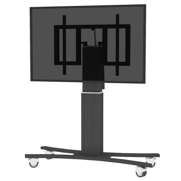 Mobile trolley with electric height and TILT adjustment for 55"-65 ...