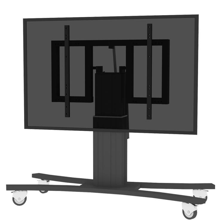 Mobile trolley LOW with electric height & TILT adj. for 55"-56 ...