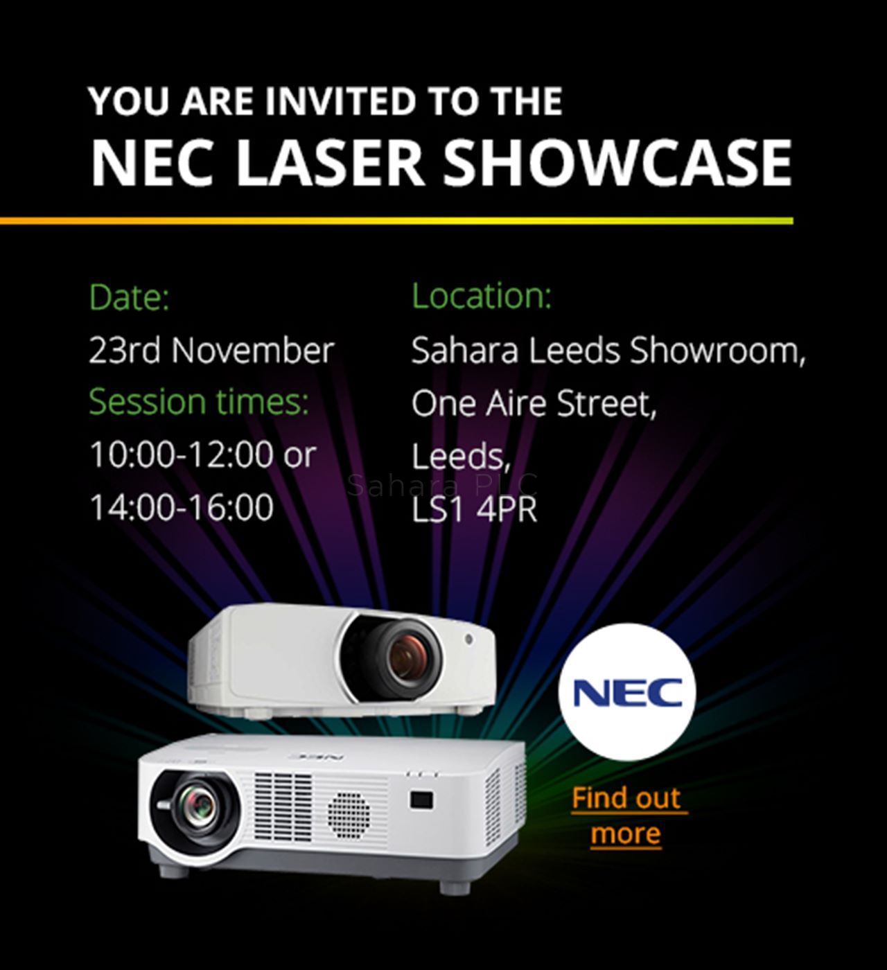 NEC Laser Showcase // Clevertouch Tools